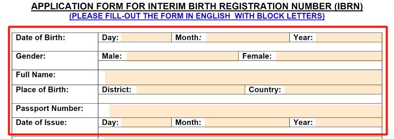 Digital Birth Certificate Form Fill Download Free Online 2022